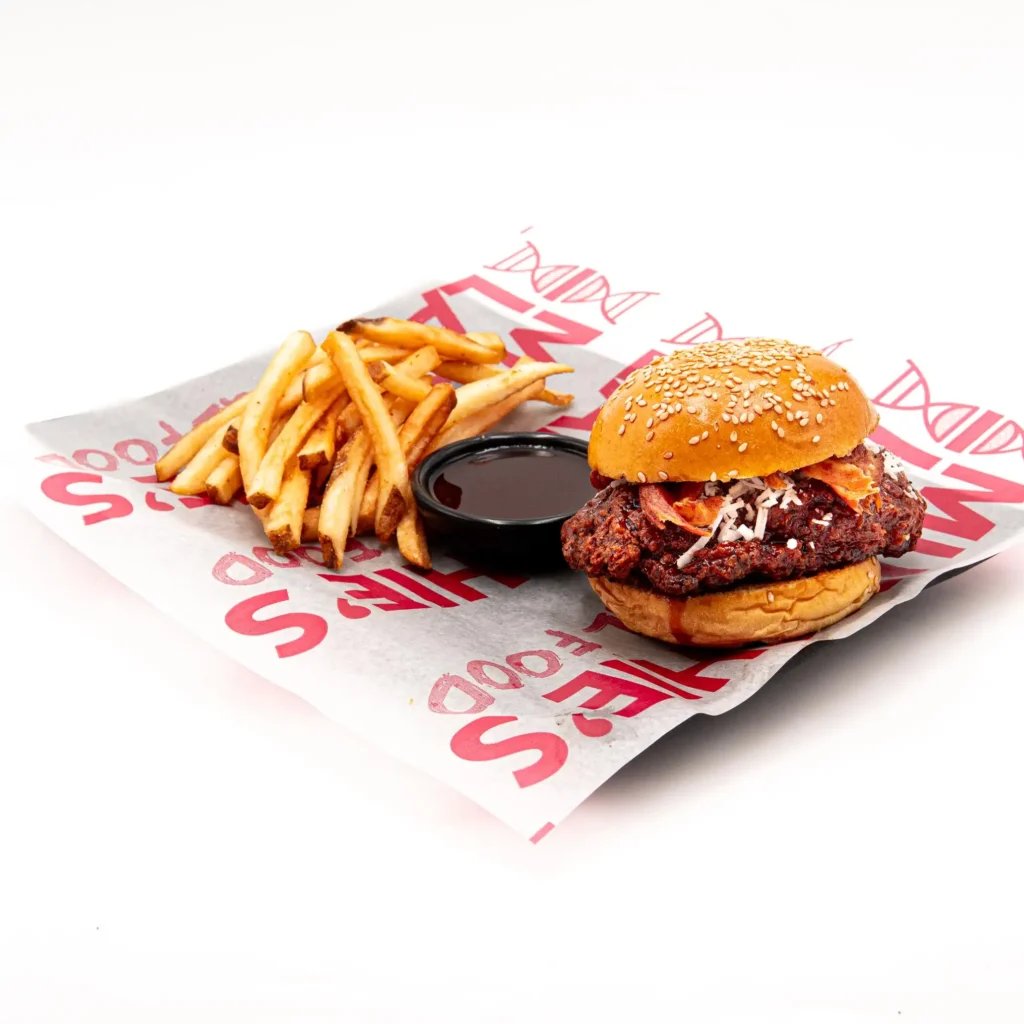 Coco Fried Chicken Burger - Munchies Lab